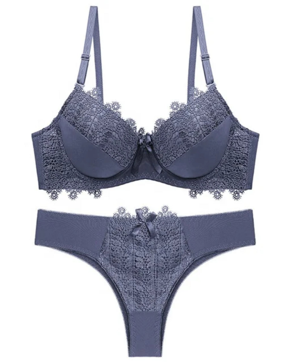 High Quality Bra & Brief Sets Sexy Push Up Bra & Lingerie Thong – MumLuv.pk